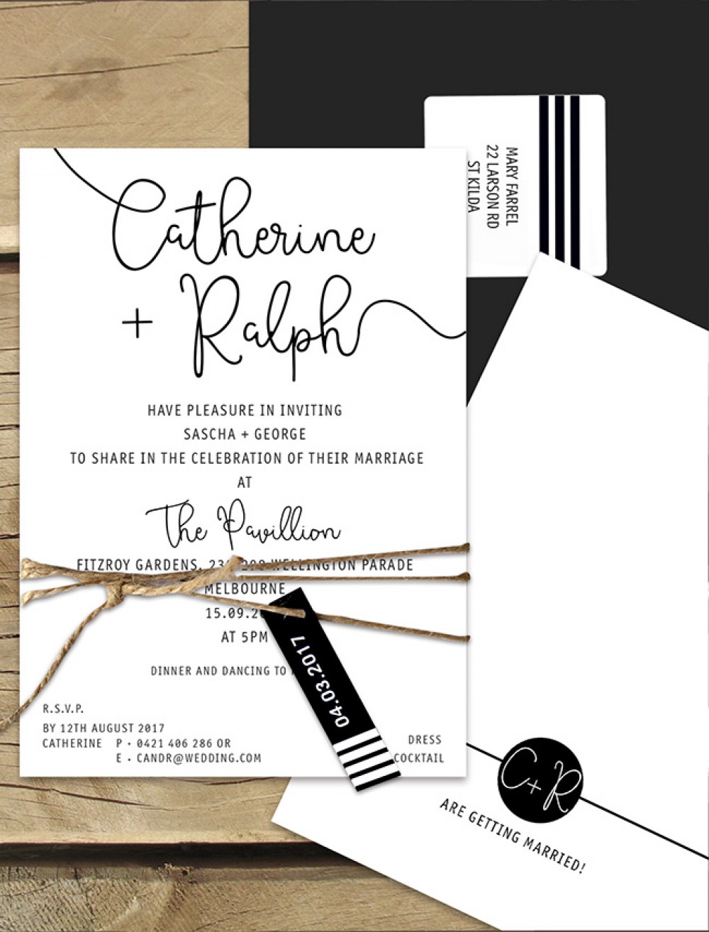 Sardinia Flat Card Invitation Online Australia | Lilykiss | Wedding ...